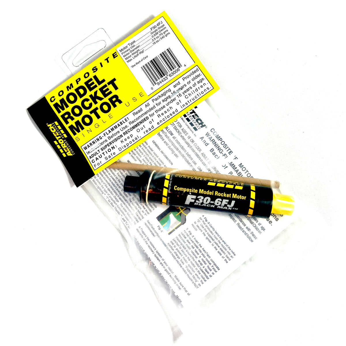 AeroTech F30-6FJ 24mm x 95mm Single Use 1-Motor Pack - 63006 – AeroTech ...